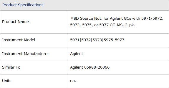 MSD Source Nut, Pack of 2 시마즈 인터넷샵